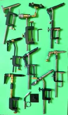 HUGE SELECTION OF VISES FOR FLY TYING, 9 DIFFERENT TYPES OF VISES, VISE ...