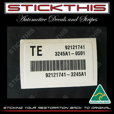 Suit Holden HSV VZ WL - Brake Booster Decal Sticker | eBay Australia