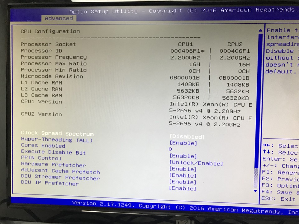 Supermicro Super Server BOOT 2x Xeon E5-2696v4 2.2Ghz 256GB RAM 256GB ...