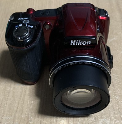 Nikon Coolpix L830 16MP Red 34x Zoom Digital Bridge Camera | eBay UK