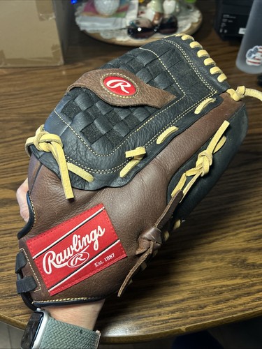 Rawlings P140PBS All Leather Shell Glove RHT Zero Shock Technology 14 ...