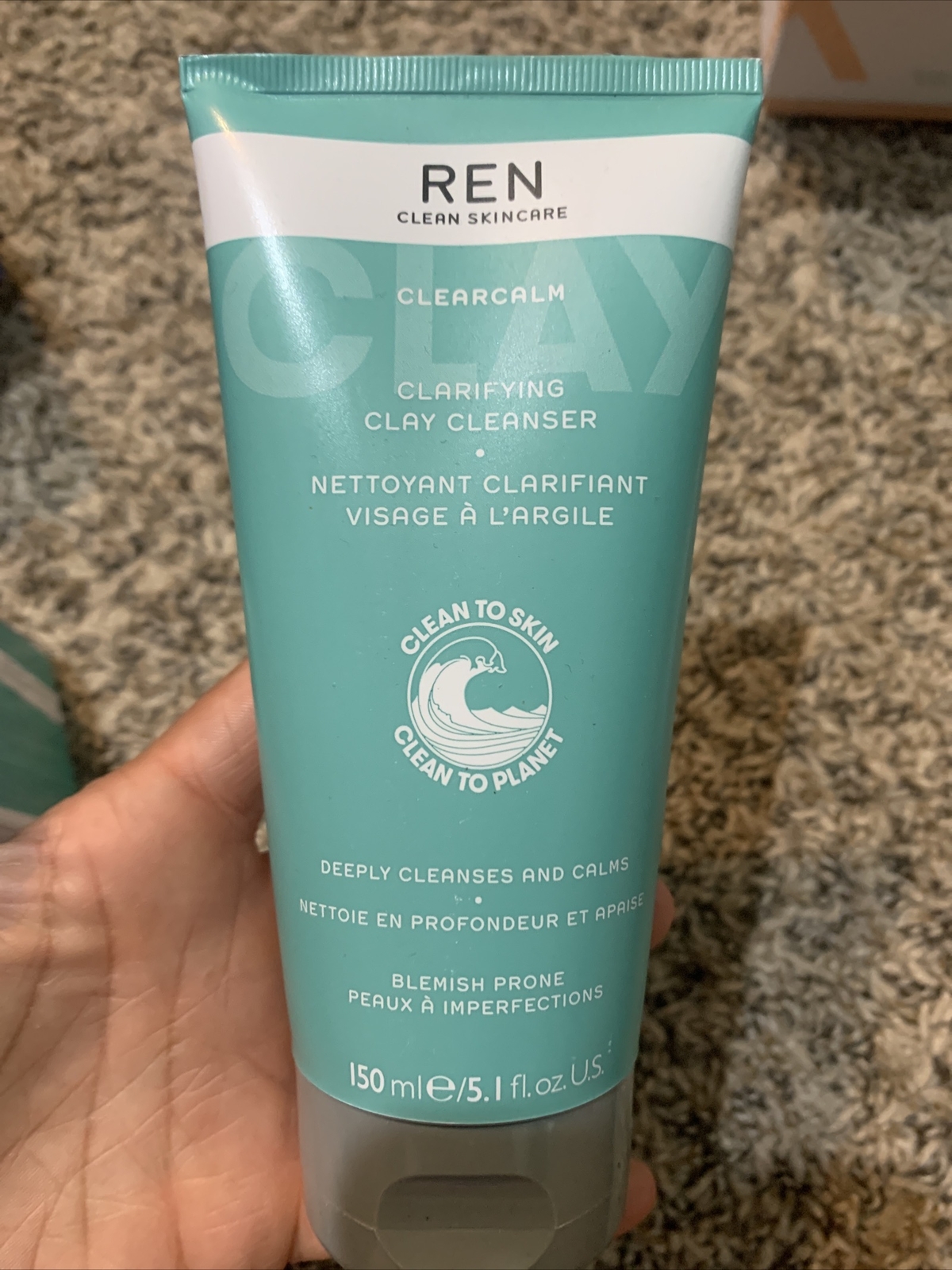 REN Skincare Clearcalm Clarifying Clay Cleanser 5.1 oz | eBay