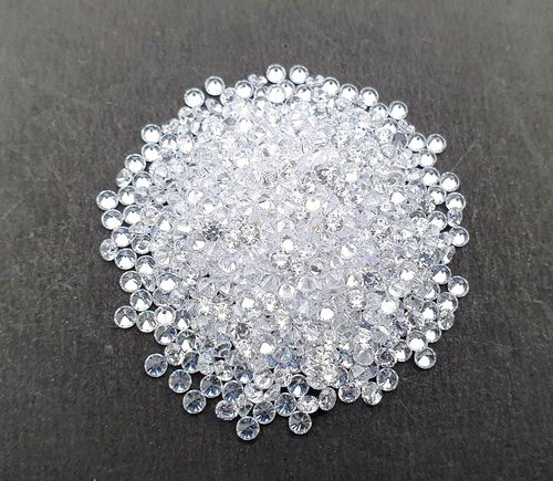 Naturel Blanc Topaze Rond Coupe Ample Pierre Précieuse Lot 200 Pièces 1 ...