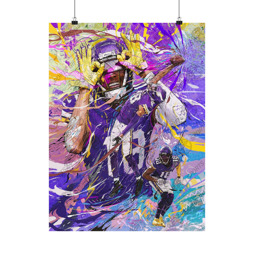 Justin Jefferson | Minnesota Vikings Wide Receiver | POSTER | Sports ...