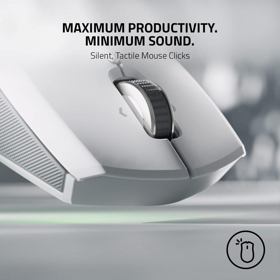 Razer Pro Click Mini Portable Wireless Mouse: Silent, Tactile, Mouse ...
