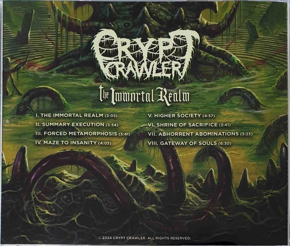 Crypt Crawler The Immortal Realm CD Australian Indi Death Metal | eBay