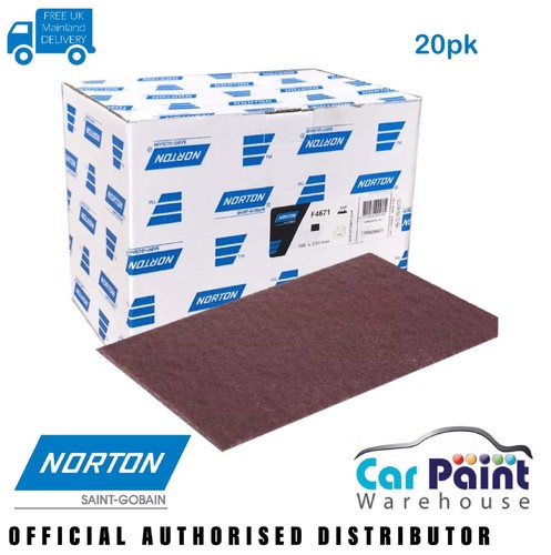 Norton BEARTEX Scotch Scuff Pad Red Very Fine 20pk F2571 Bear Tex | eBay