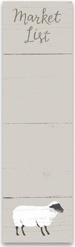 Primitives By Kathy Market Farm Sheep Magnetic List Notepad ~ Sticky ...