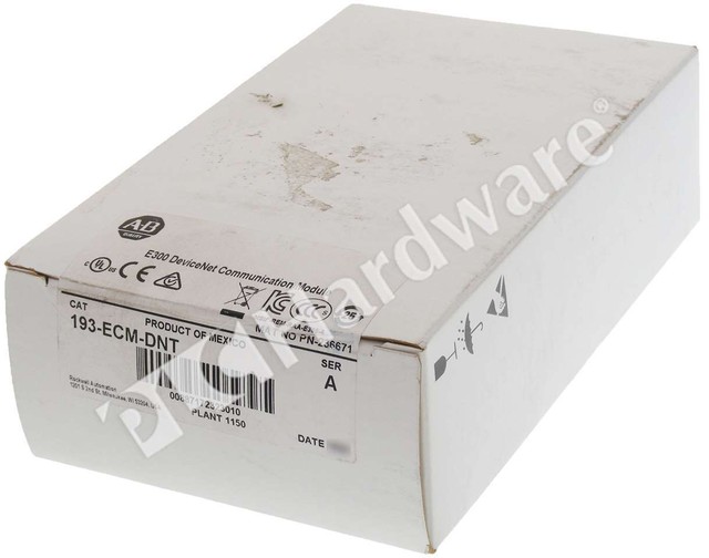 Allen Bradley 193-ECM-DNT E300 DeviceNet Communication Module Overload ...