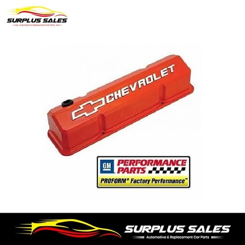 141-924 GM Licensed Slant Edge Valve Rocker Covers - Chev 350 Small ...