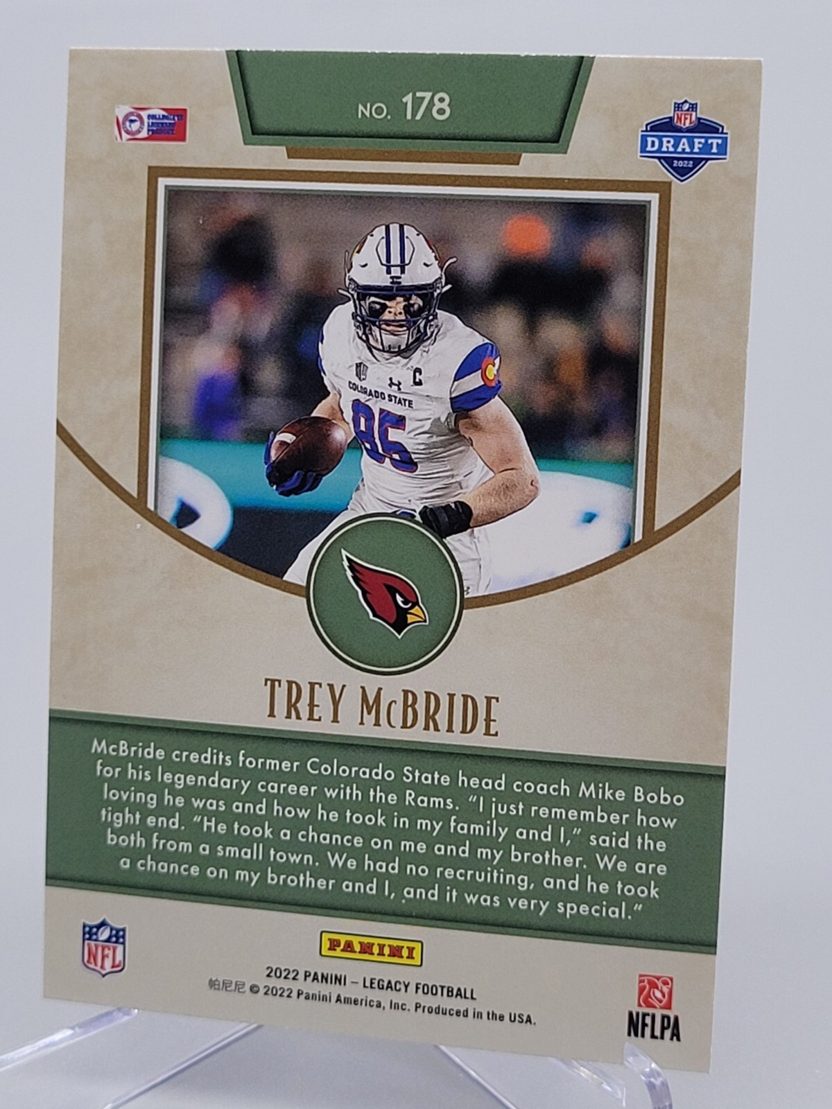 2022 Panini Legacy - Rookies #178 Trey McBride (RC) for sale online | eBay
