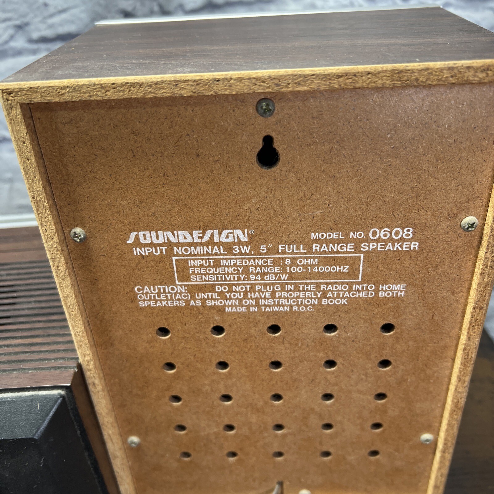 Vintage Rare Soundesign AM/FM Stereo System Cassette Model 3893 ...