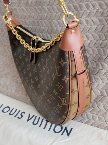 Louis Vuitton Loop Hobo GM Size Monogram Reverse Canvas **no pouch | eBay