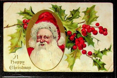 SANTA post card & 3 Christmas post cards | eBay