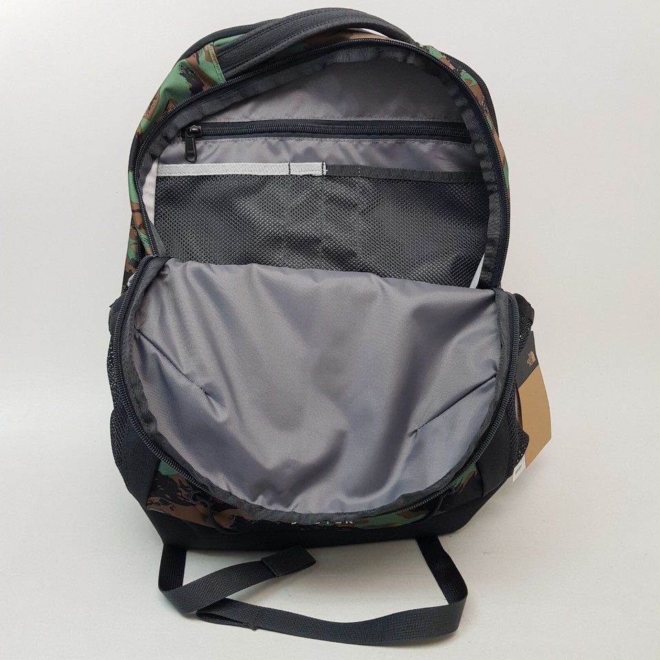 The North Face Jester Backpack 28L Green Camo Print Commuter Laptop ...