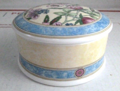 Vintage Wedgwood Sarah Bone China Trinket Box Made in England 1995 ...