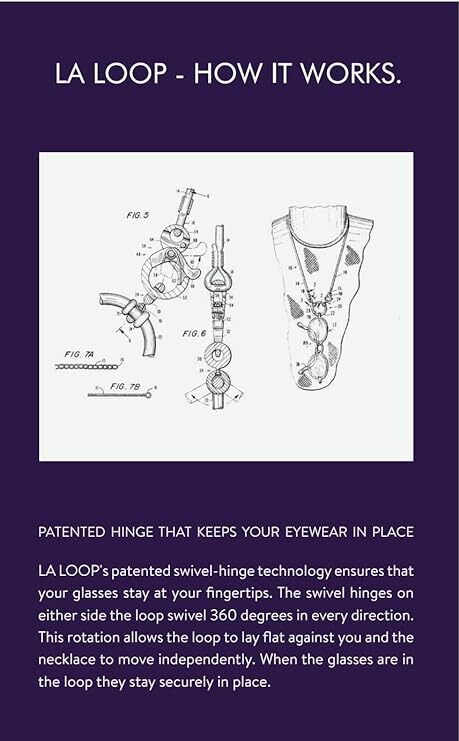 LA LOOP Premium Eyeglass Sportloop Durable, Stretchy, Versatile ...