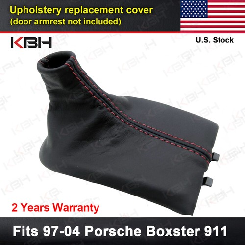 Manual Shift Boot Black Leather For Porsche Boxster 911 986 996 97-04 ...
