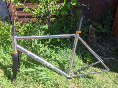 PlanetX Spitfire titanium frameset | eBay UK