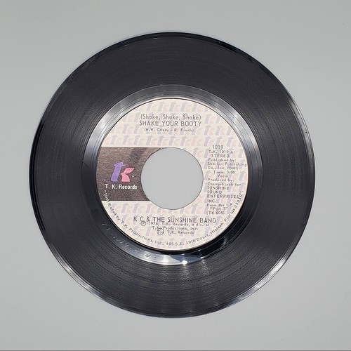 KC & The Sunshine Band Shake Your Booty Single Record T.K. Records 1976 1019 #2 | eBay