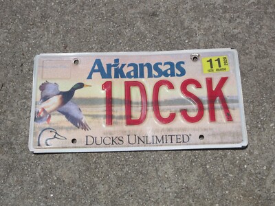 2020 Arkansas Mallard Duck License Plate Wildlife Hunt Hunting Ducks ...