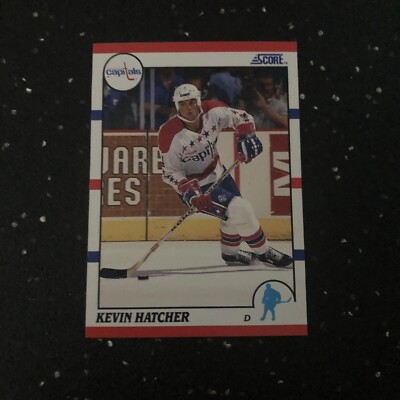 Kevin Hatcher 1990 Score Hockey #90 NHL Washington Capitals Defenseman ...