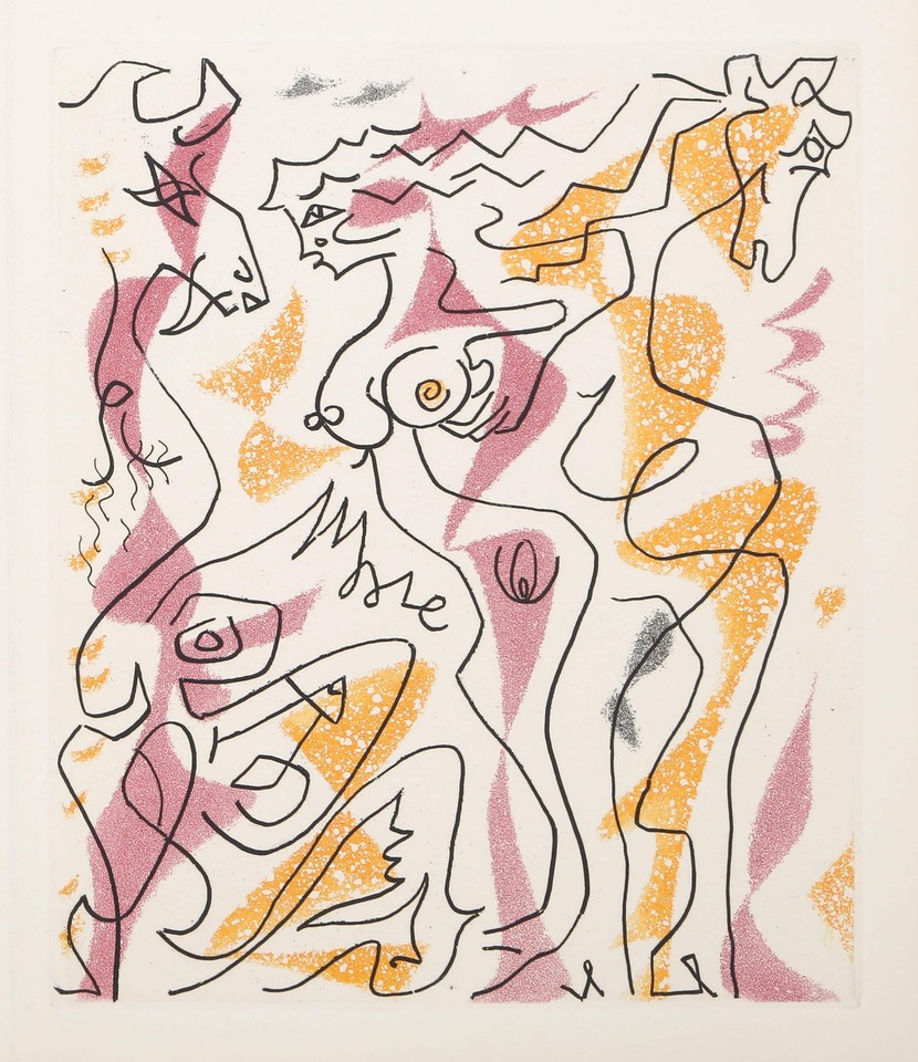 Andre Masson, Feuilles Épaisses, Etching and Aquatint | eBay UK