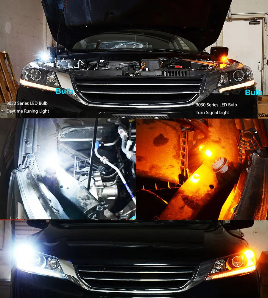 3157 Switchback Dual Color LED Turn Signal Lights Anti Hyper Flash W ...