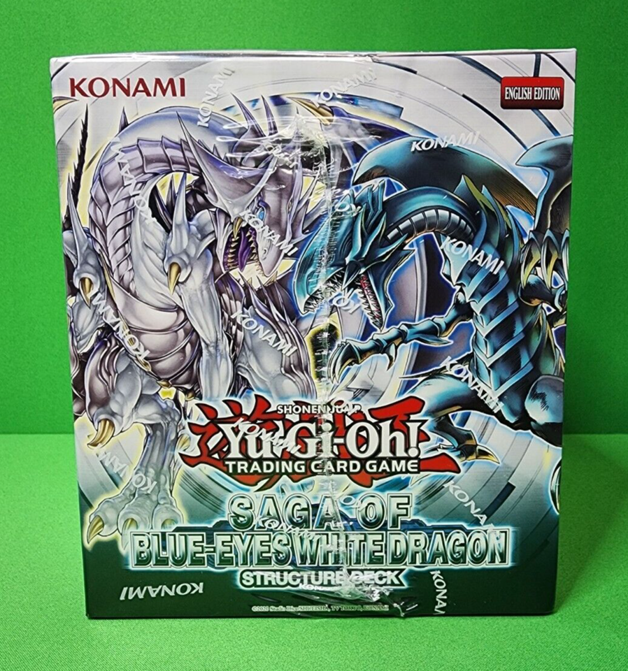 YuGiOh Saga Blue Eyes White Dragon Structure Deck Display New Sealed | eBay