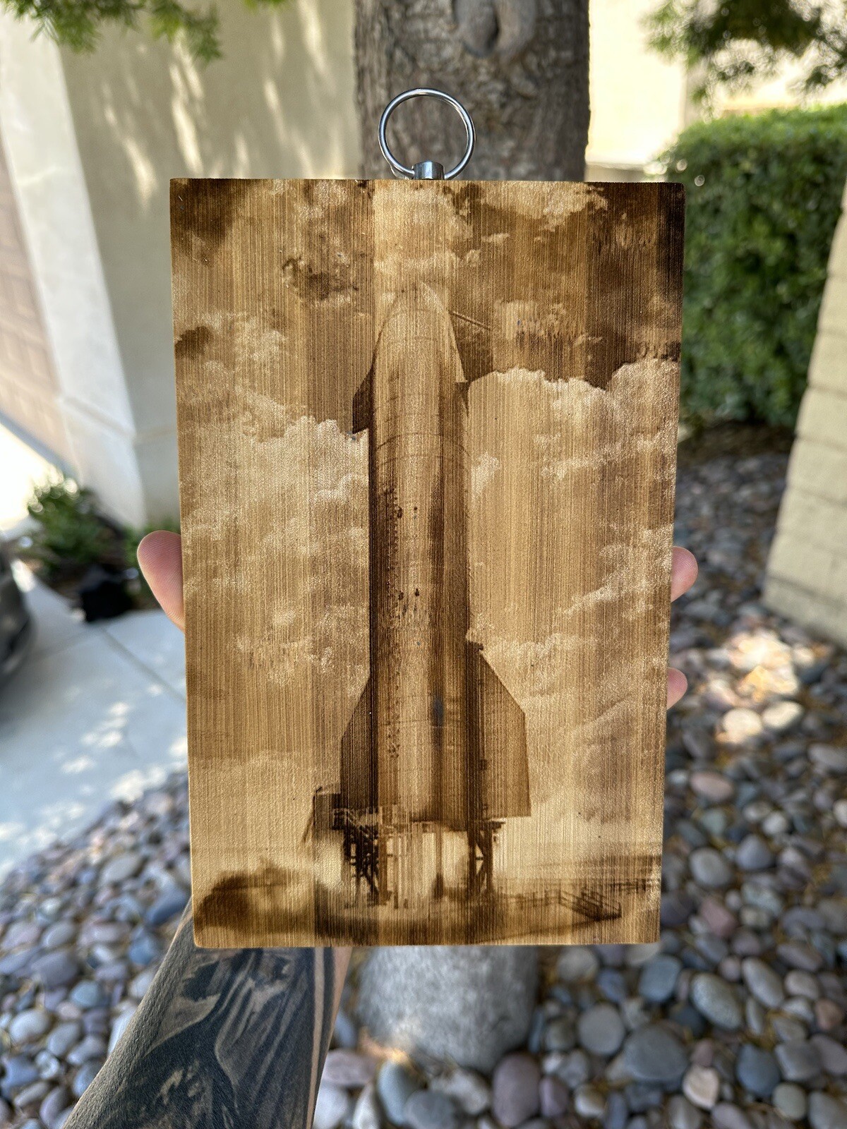 Starship SpaceX custom laser engraved wall plaque | eBay