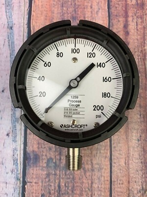 Ashcroft Type 1259 Fiberglass Reinforced Thermoplastic Dry Filled ...