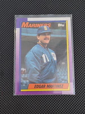 Edgar Martinez 1990 TOPPS Baseball Card | eBay
