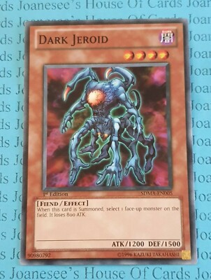 Dark Jeroid SDMA-EN005 Common Yu-Gi-Oh Card 1st Edition New | eBay UK