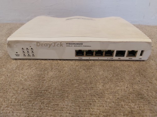 DrayTek Vigor 2820 ADSL2+ Security Firewall Gigabit Router - NO ADAPTOR ...