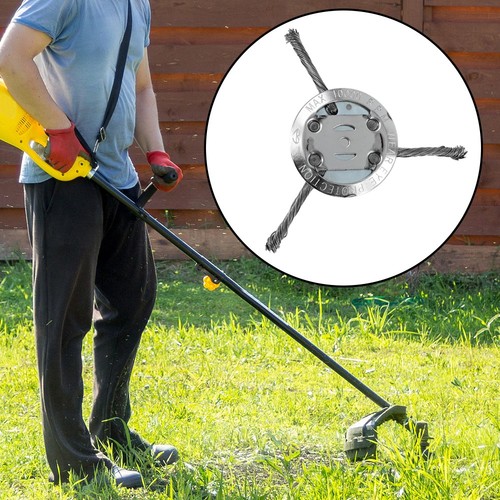 1*Lawn Mower Steel Wire Grass Trimmer Head Brush Cutter Weed Eater Head ...