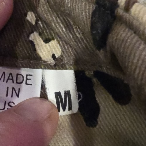 Vintage Predator Camouflage Button Up Camo Shirt Tan Brown Hunting Size ...