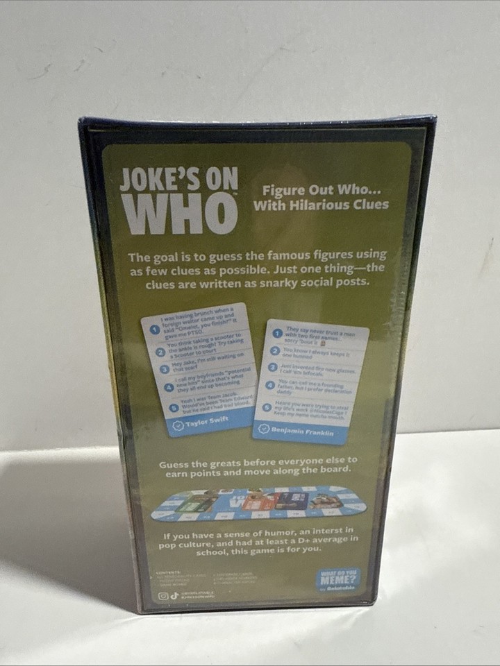 Jokes on Who? Party Game — The Fake Quote Trivia Game by What Do You ...