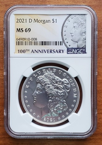 2021 D Morgan Silver Dollar - Privy Mark NGC MS69 Confirmed ~ RARE ...