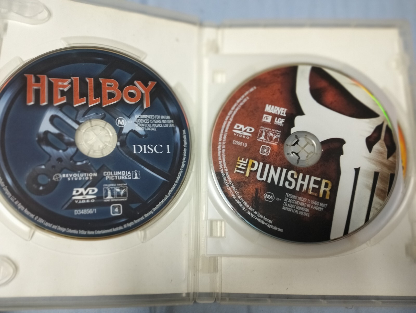 Ghost Rider , Hellboy & The Punisher - 3 Disc Set 9317731051883 | eBay ...