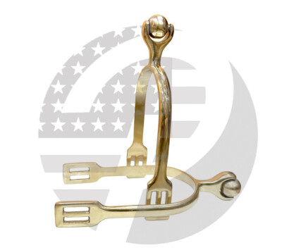 Gold Horse Spurs Horse Riding Golden Spurs Light Weight Roller Ball ...