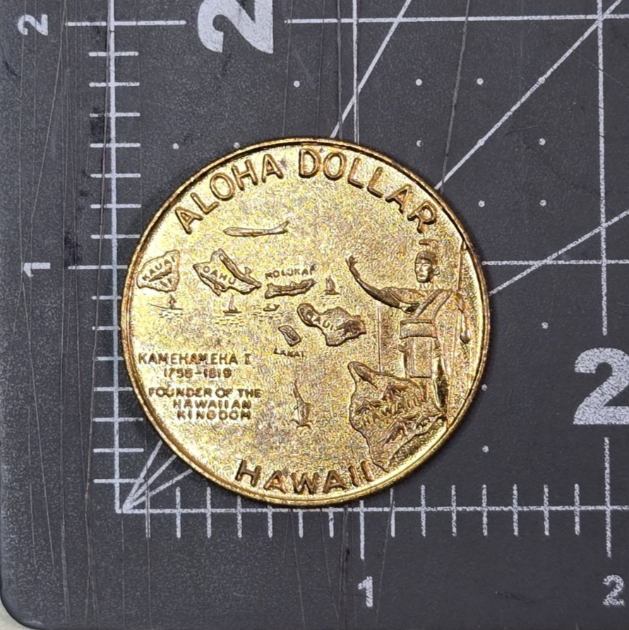 Aloha Dollar Hawaii Medal Coin King Kamehameha I Founder of Kingdom | eBay