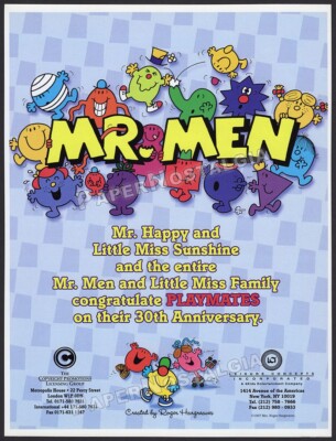 MR. MEN & LITTLE MISS - Orig. 1997 Trade AD / ADVERT_ Roger Hargreaves ...