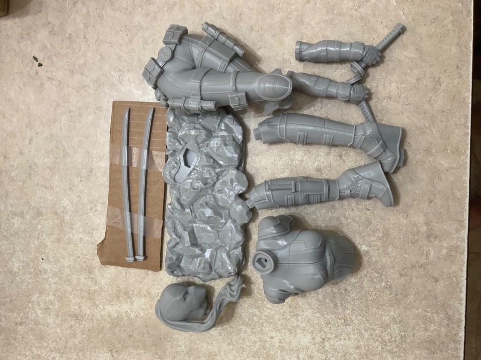 Lady Deadpool 1/6 scale printed resin 3D model unpainted | eBay