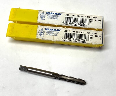 Marxman Screw Machine Taps - Qty. 2 - 104 CBN Bottoming Taps - 12/24 ...