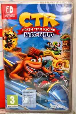 CTR CRASH TEAM RACING NITRO FUELED NINTENDO SWITCH NSW ITALIANO BLU ...