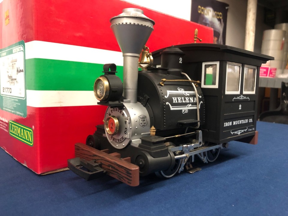 LGB Custom Iron Mountain Co. Helena 0-4-0 Porter Steam Engine 2177D | eBay