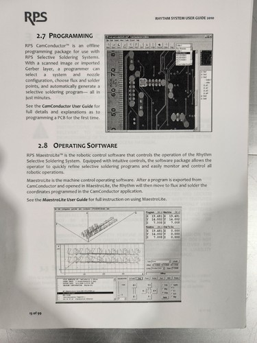 RPS Automation Rhythm 2010 SS Selective Soldering Machine | eBay
