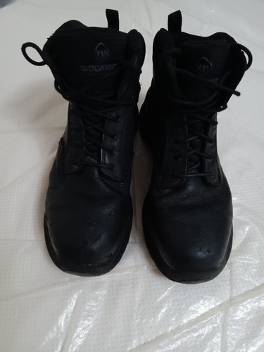 WOLVERINE Shiftplus LX Boots Men's Size 8.5 Black W201158 safty toe+ EH ...