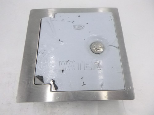 Zurn Stainless Steel Water Hydrant Box P1300-BOX-SS 6-3/4"L x 6-3/4"W ...