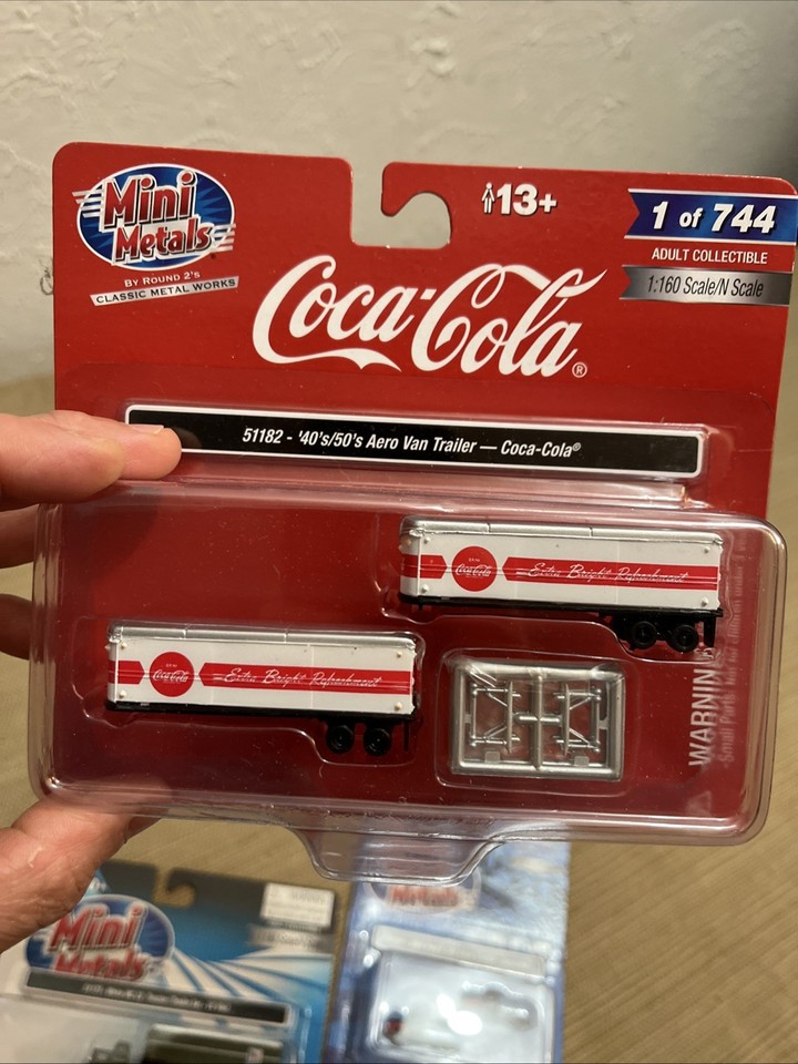 Mini Metals N Scale Model Train Tractor Trailer Truck Lot Of 7 Sets ...